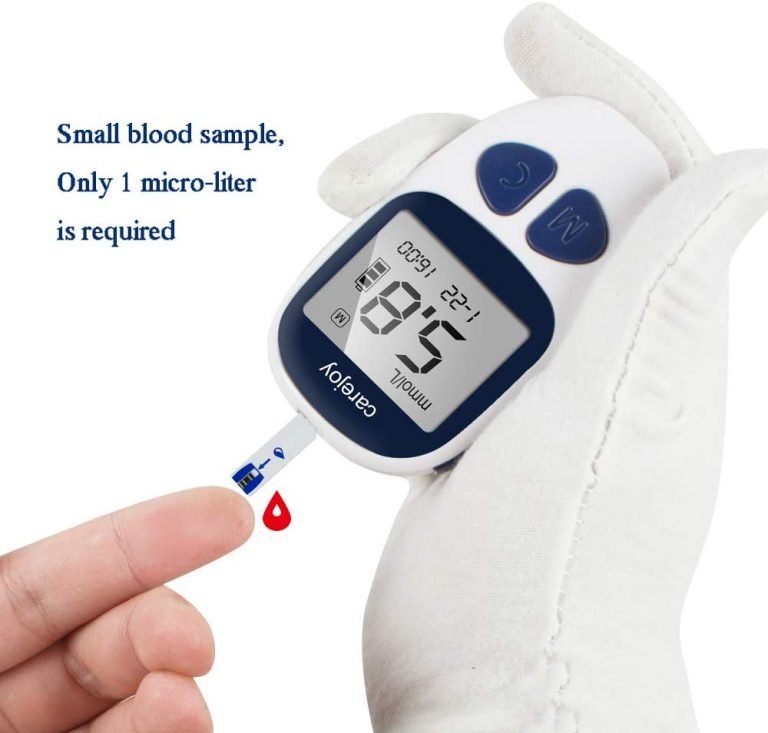 Electronic Blood Glucose Monitor Digital Glucometer Handheld Diabetes